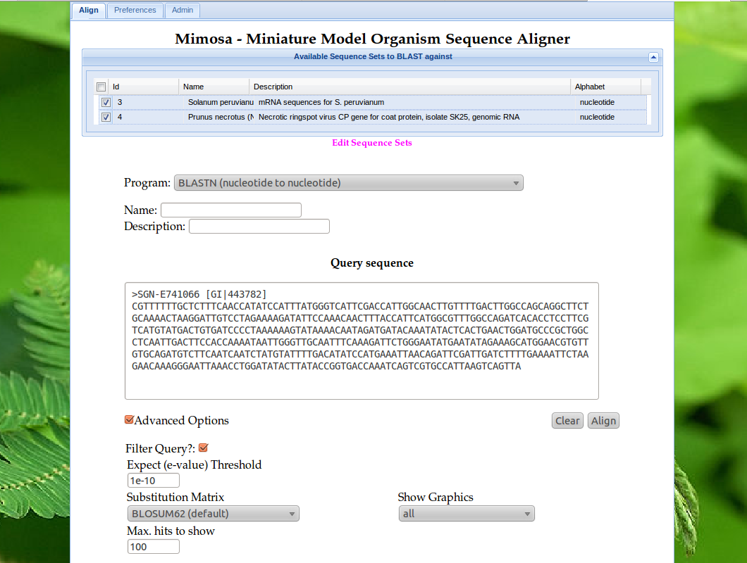 GMOD/mimosa @ GitHub